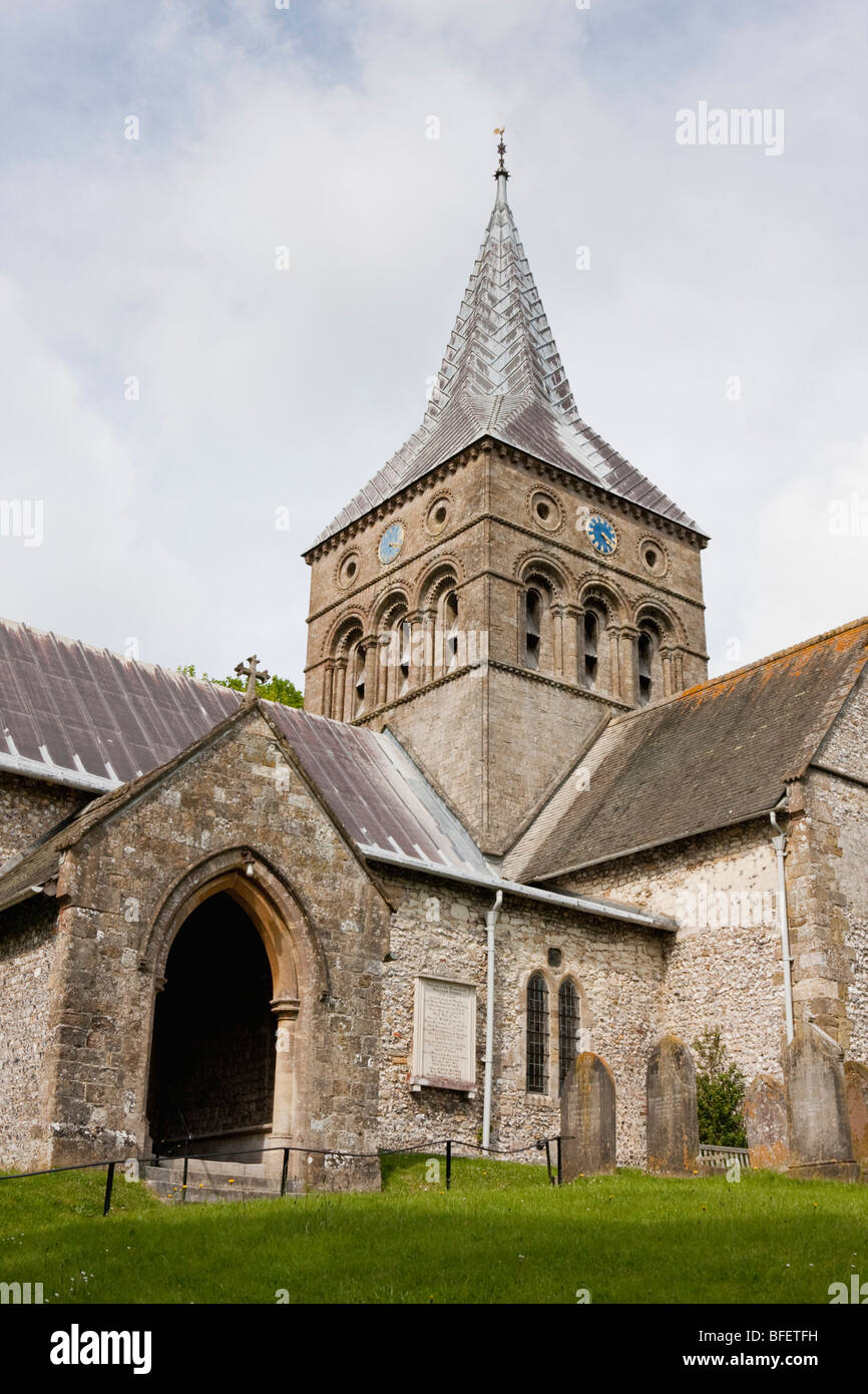 East Meon church in Hampshire, England Stock Photo - Alamy