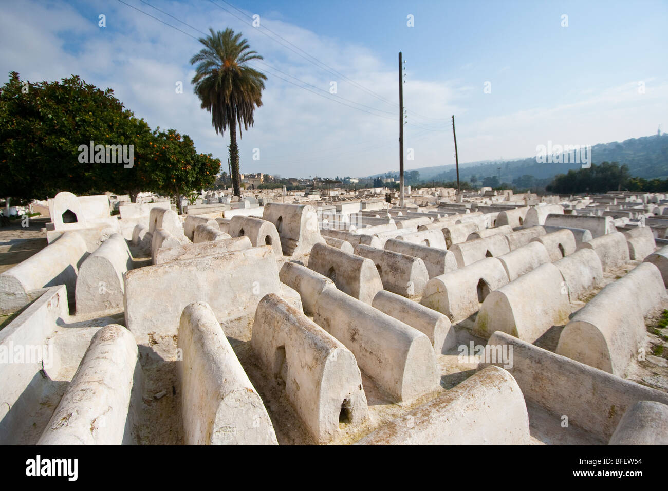 Jewish Cemetery in Fez Morocco Stock Photo - Alamy