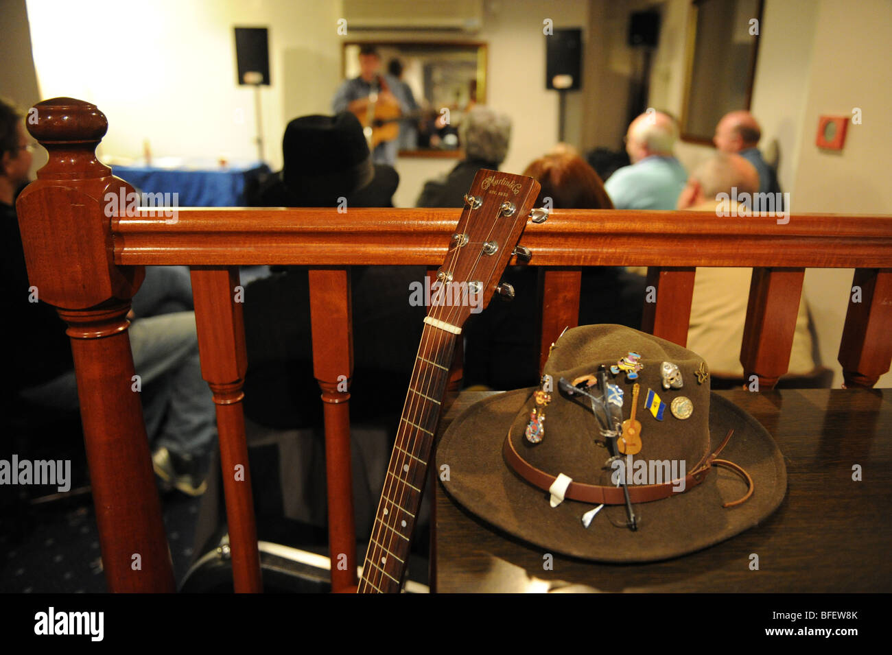 In a pub folk club in Scotland Stock Photo - Alamy