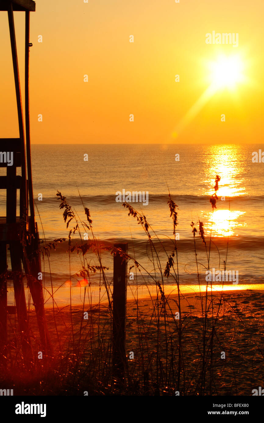 Sunrise at Carolina Beach, Cape Fear / Wilmington area, North Carolina ...