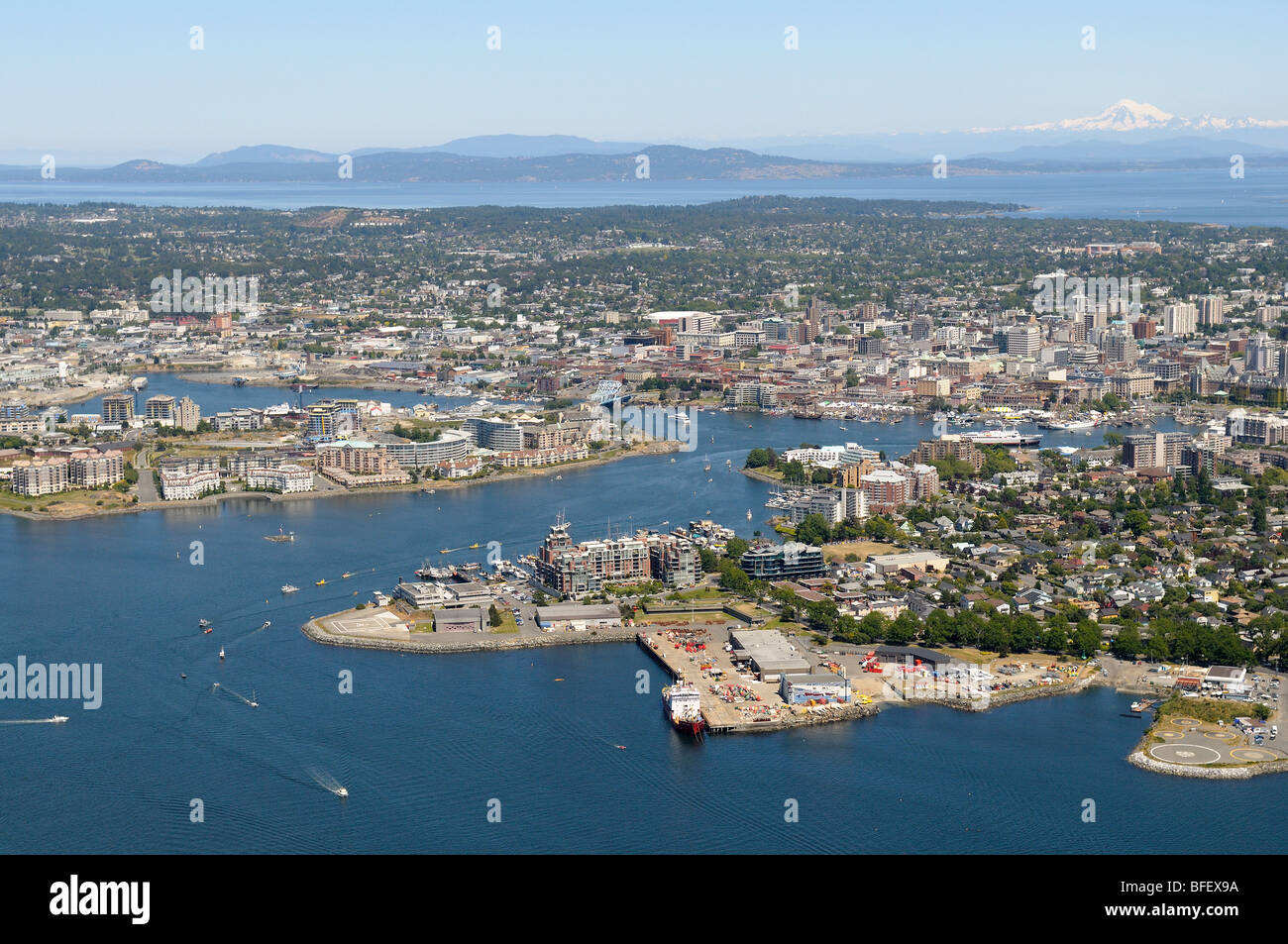 Victoria british columbia aerial hi-res stock photography and images ...