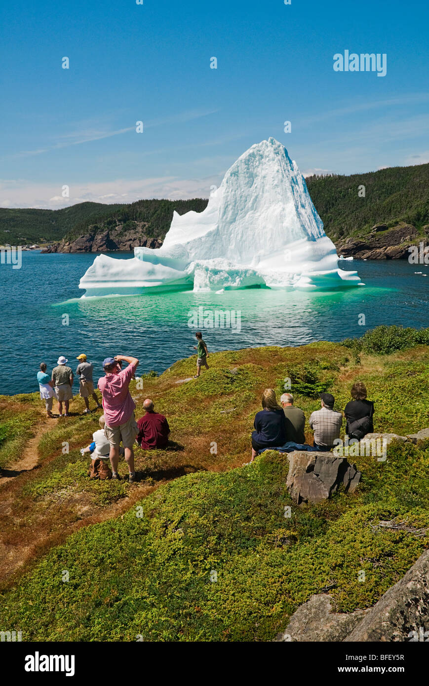 Trinity bay newfoundland canada iceberg hi-res stock photography and ...