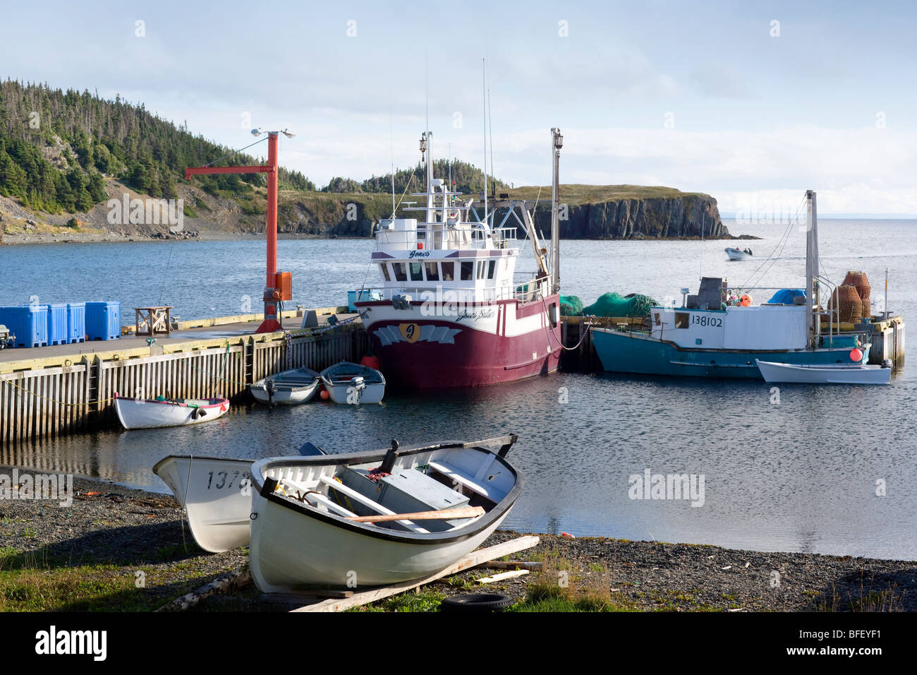 Fishing dory newfoundland hi-res stock photography and images - Alamy