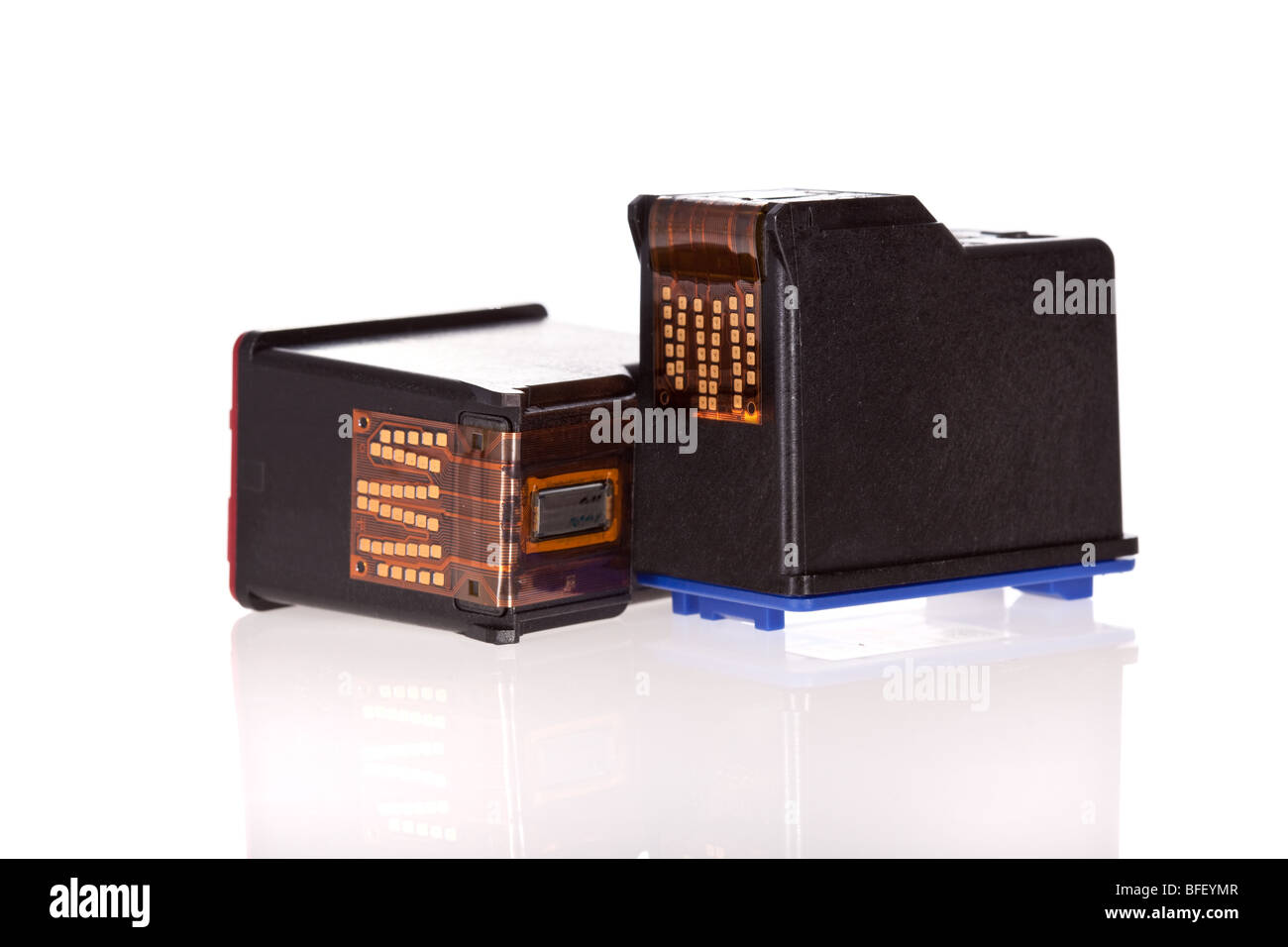 Inkjet printer cartridges isolated on a white background Stock Photo ...