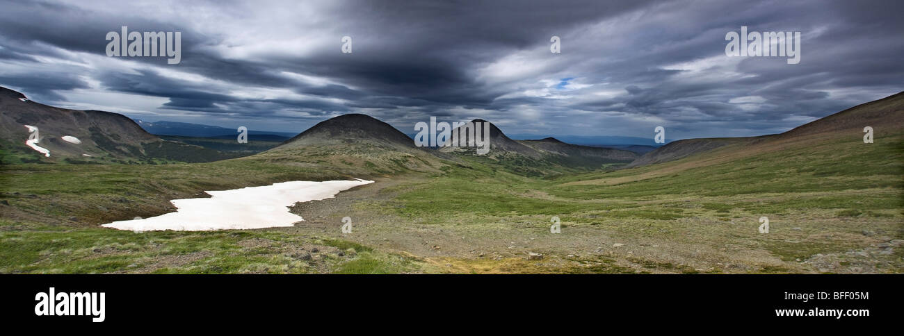 Volcanic cones in the Itcha Mountains in the Chilcotin region of ...
