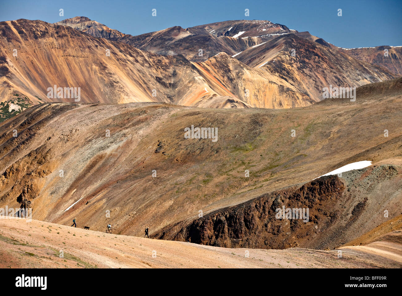 Hiking in the Rainbow Mountains of Tweedsmuir Park in British Columbia ...