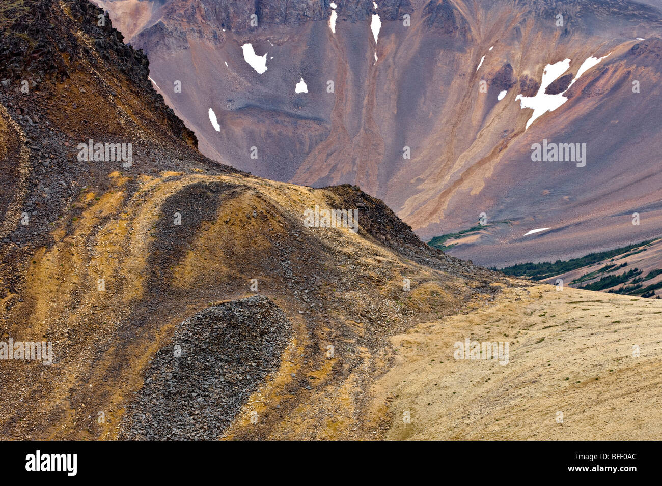 Volcanic landscape in the Illgachuz Mountains of Itcha-Illgachuz Park ...
