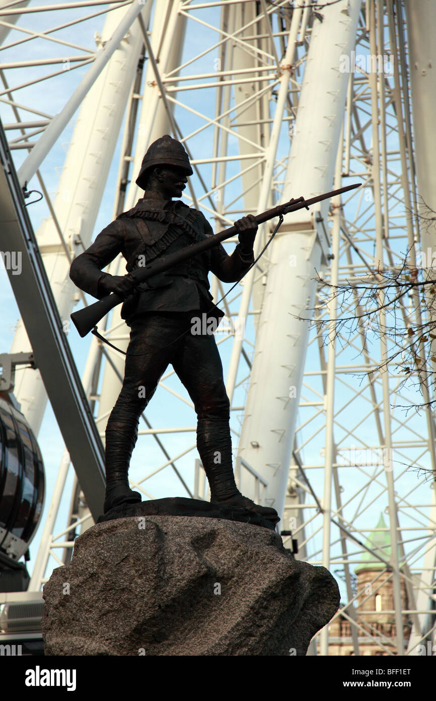 South African War(1899-1902) memorial, at the City Hall, Belfast ...