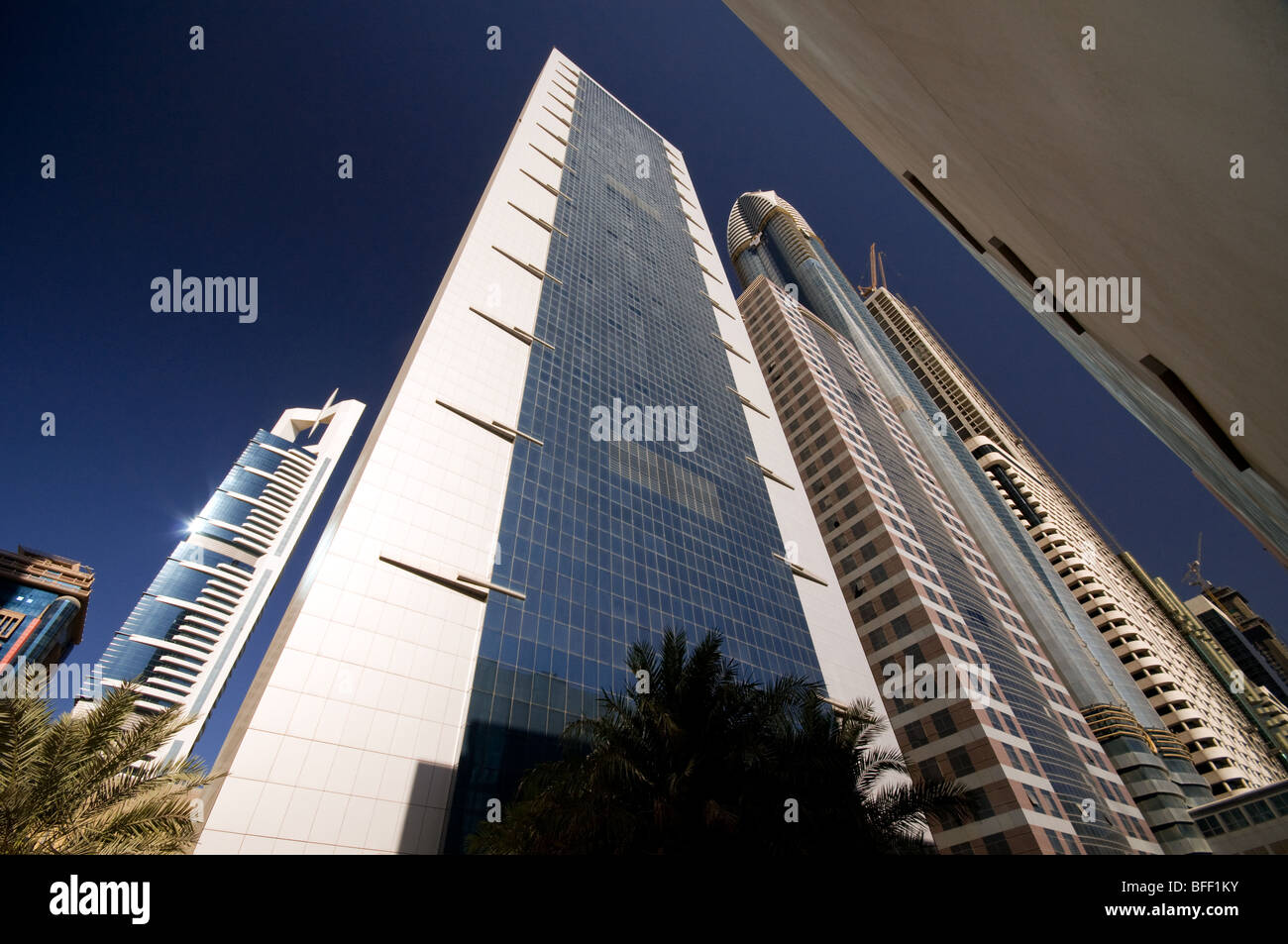 Sheikh Zayed Road architecture, Dubai, UAE Stock Photo - Alamy