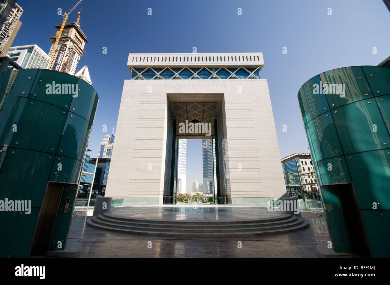 Gate building dubai hi-res stock photography and images - Alamy
