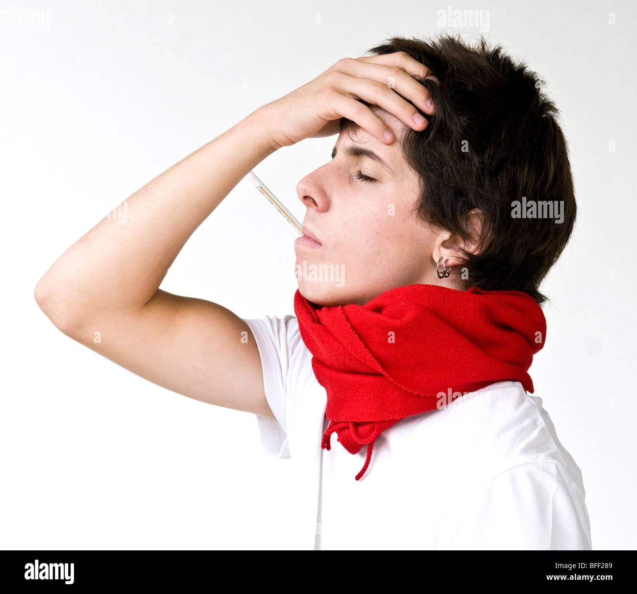 Boy with headache doctor hi-res stock photography and images - Alamy