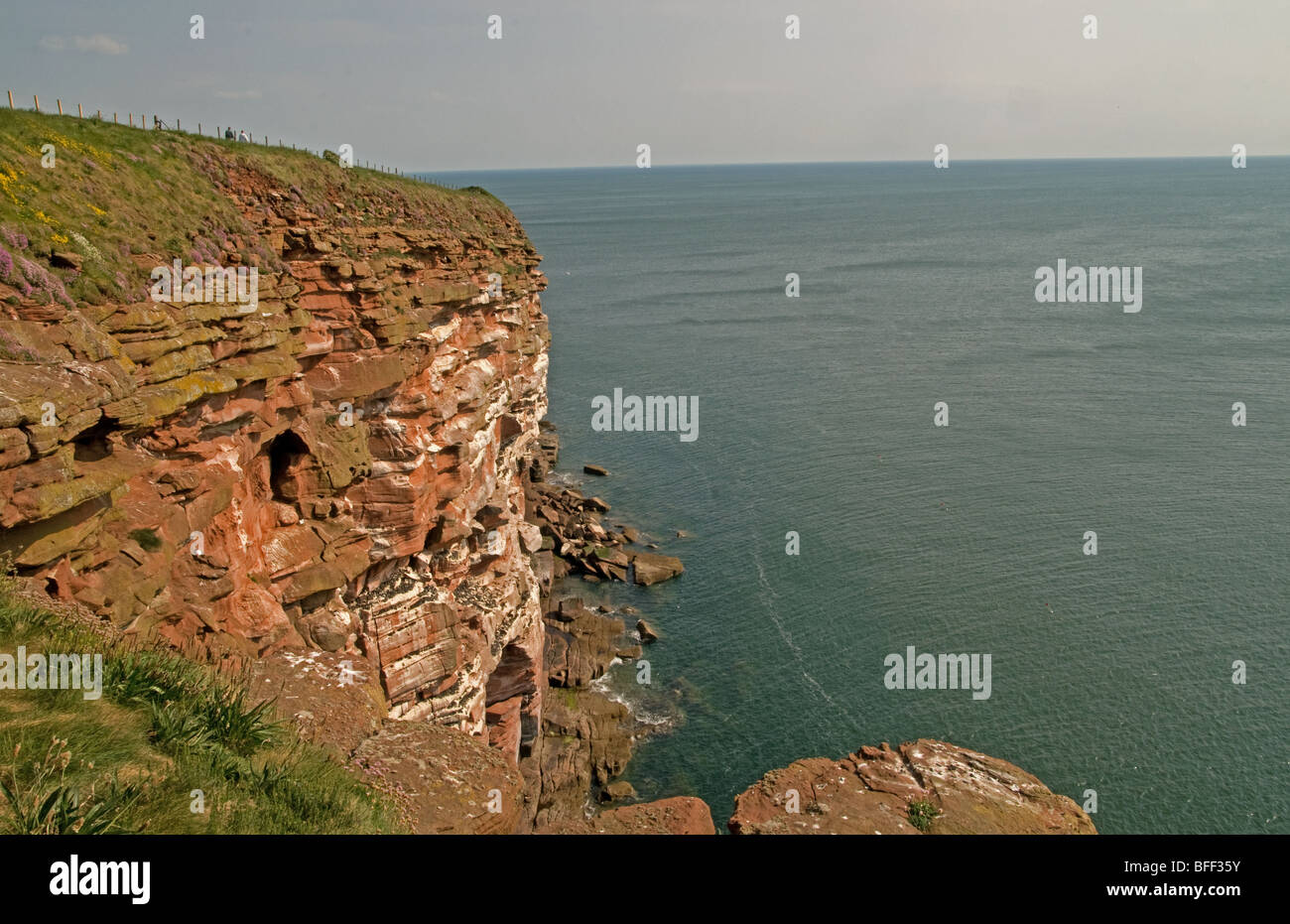 St Bee's Head, Cumbria Stock Photo - Alamy