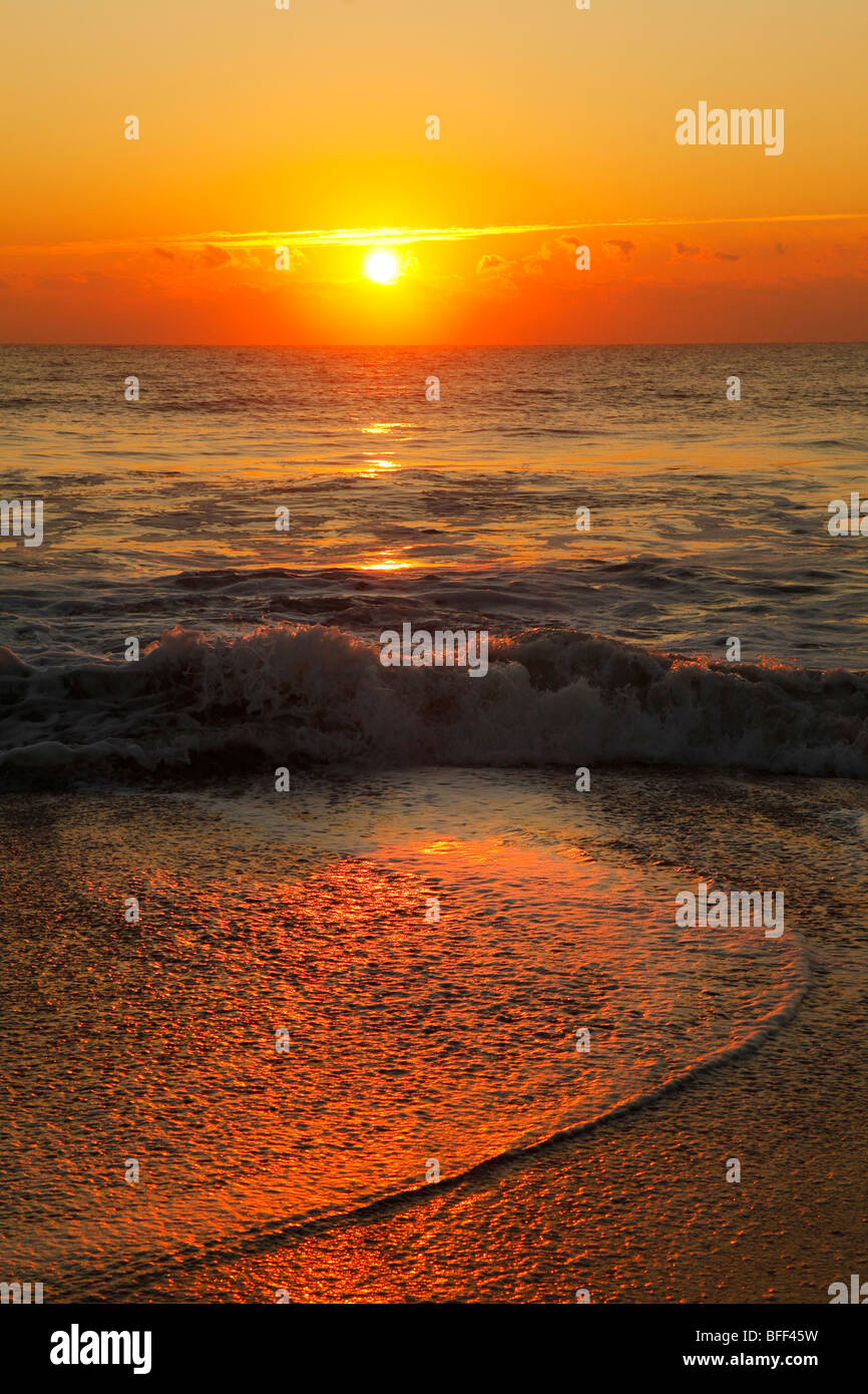 Sunrise at Carolina Beach, Cape Fear / Wilmington area, North Carolina ...