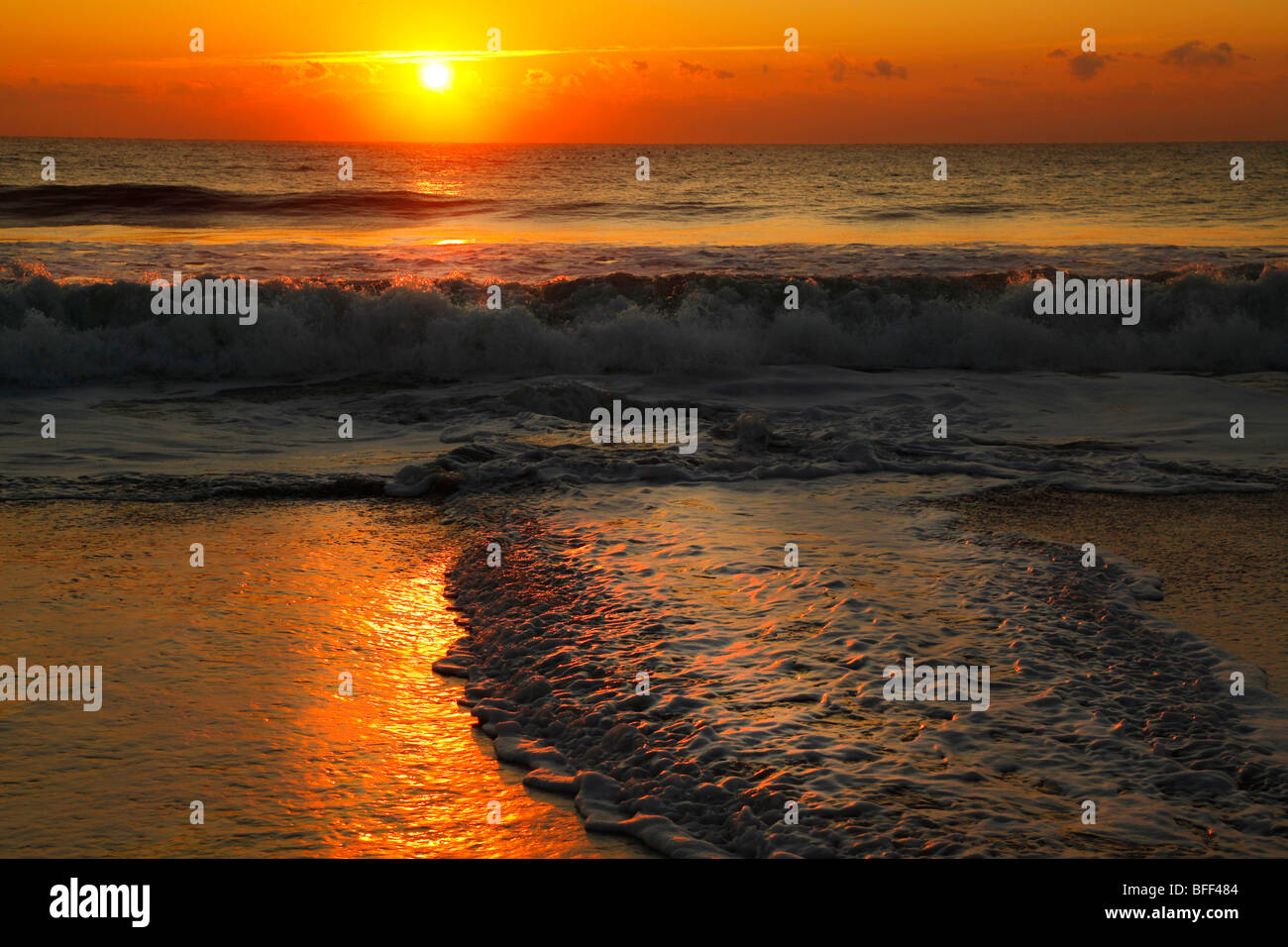 Sunrise at Carolina Beach, Cape Fear / Wilmington area, North Carolina ...