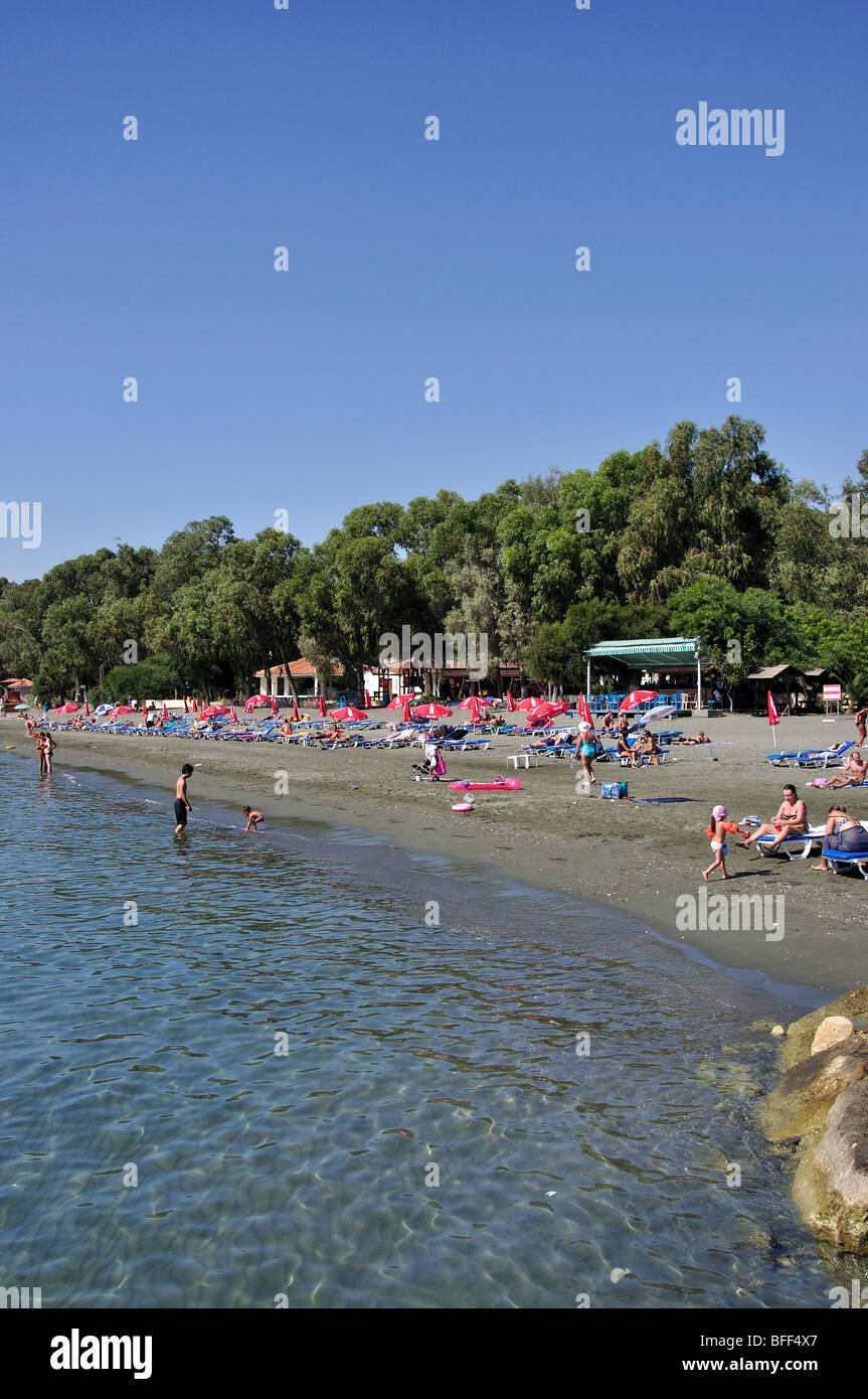 Dasoudi Beach, Limassol, Limassol District, Republic of Cyprus Stock ...