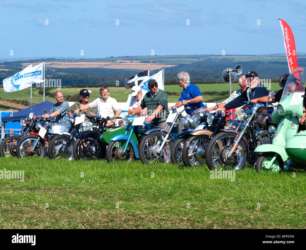 Old motorbikes vintage motorcycles hi-res stock photography and images ...