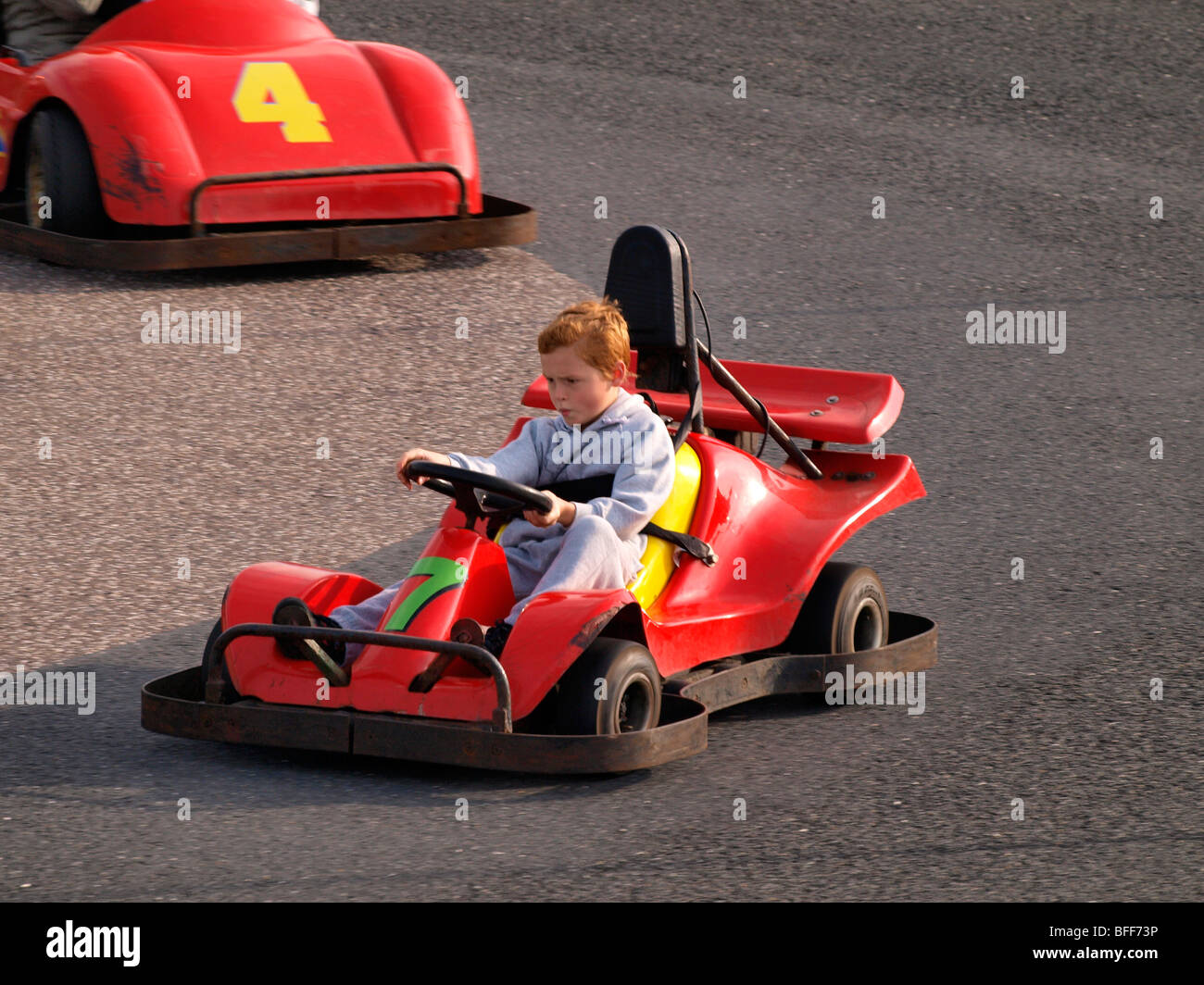 Go carting boy hi-res stock photography and images - Alamy