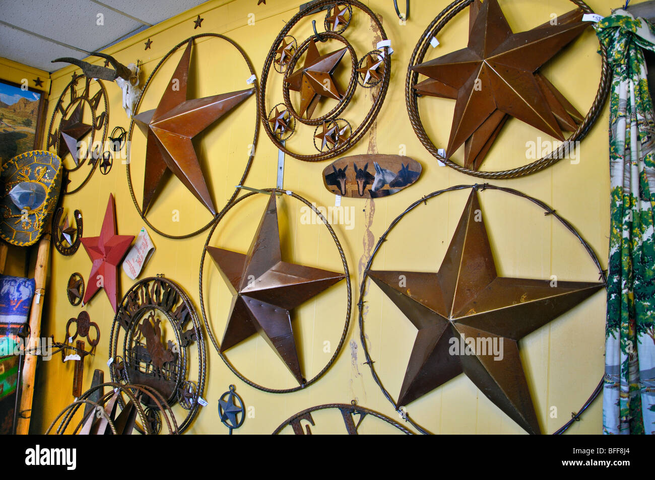 Antiques store in Fort Worth, Texas Stock Photo - Alamy