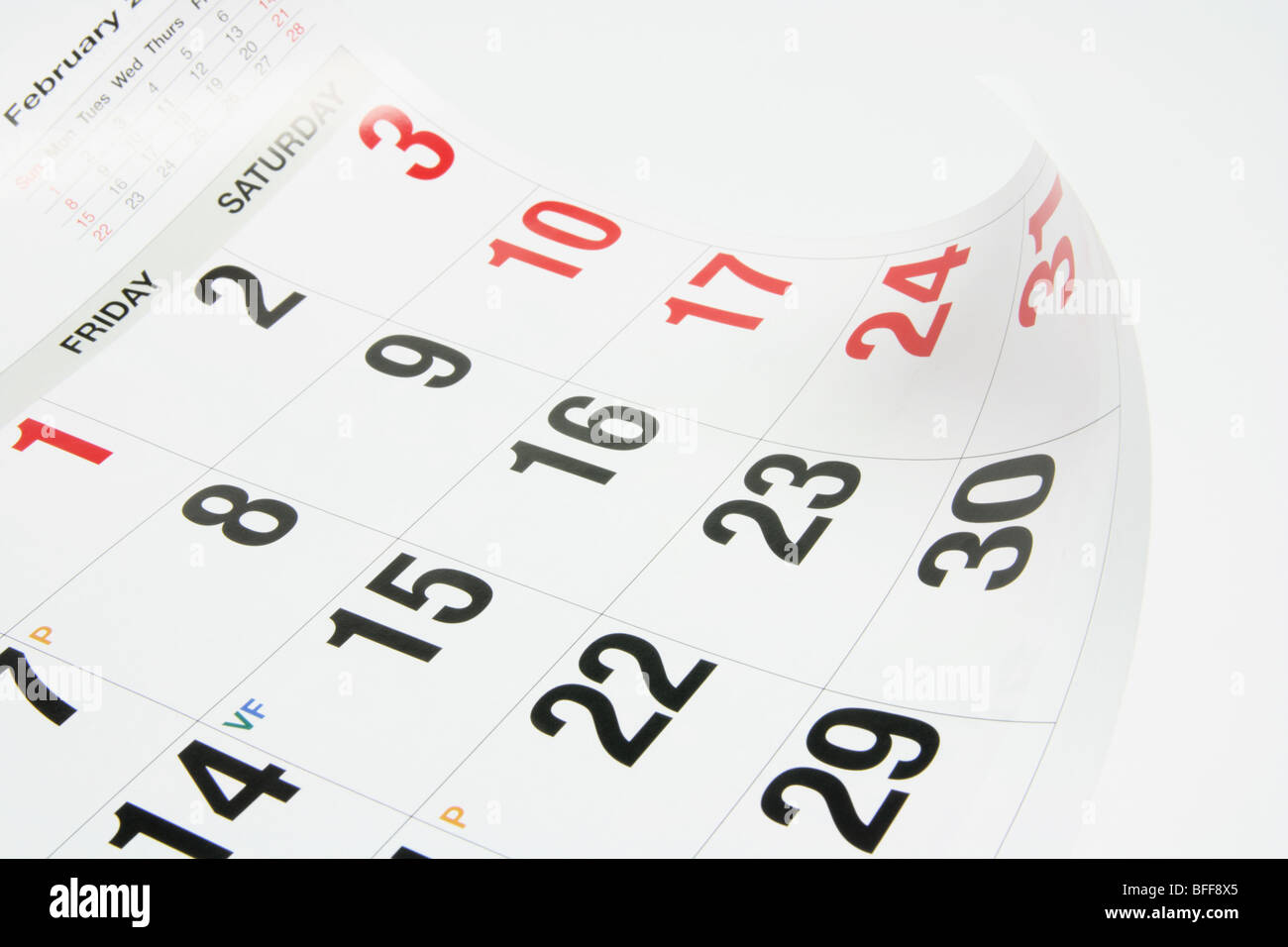 Days of months hi-res stock photography and images - Alamy