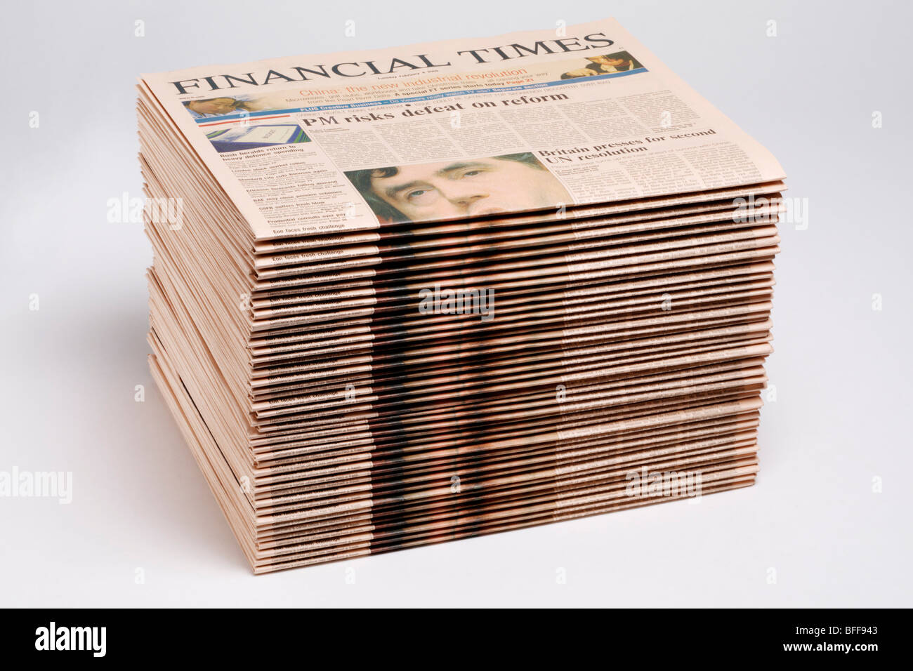Financial times newspaper cut out hi-res stock photography and images ...