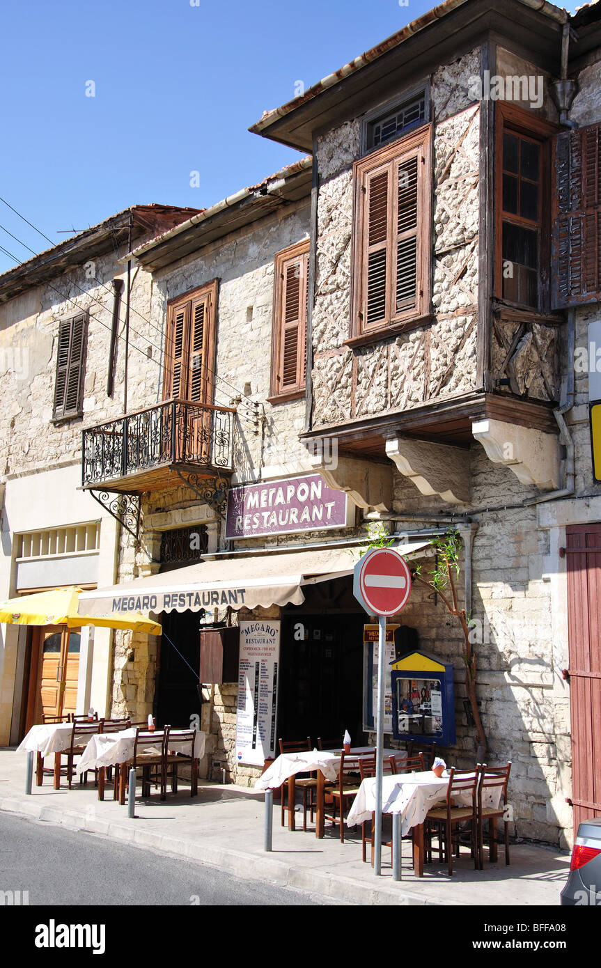 Market street, Old Town, Limassol, Limassol District, Cyprus Stock ...