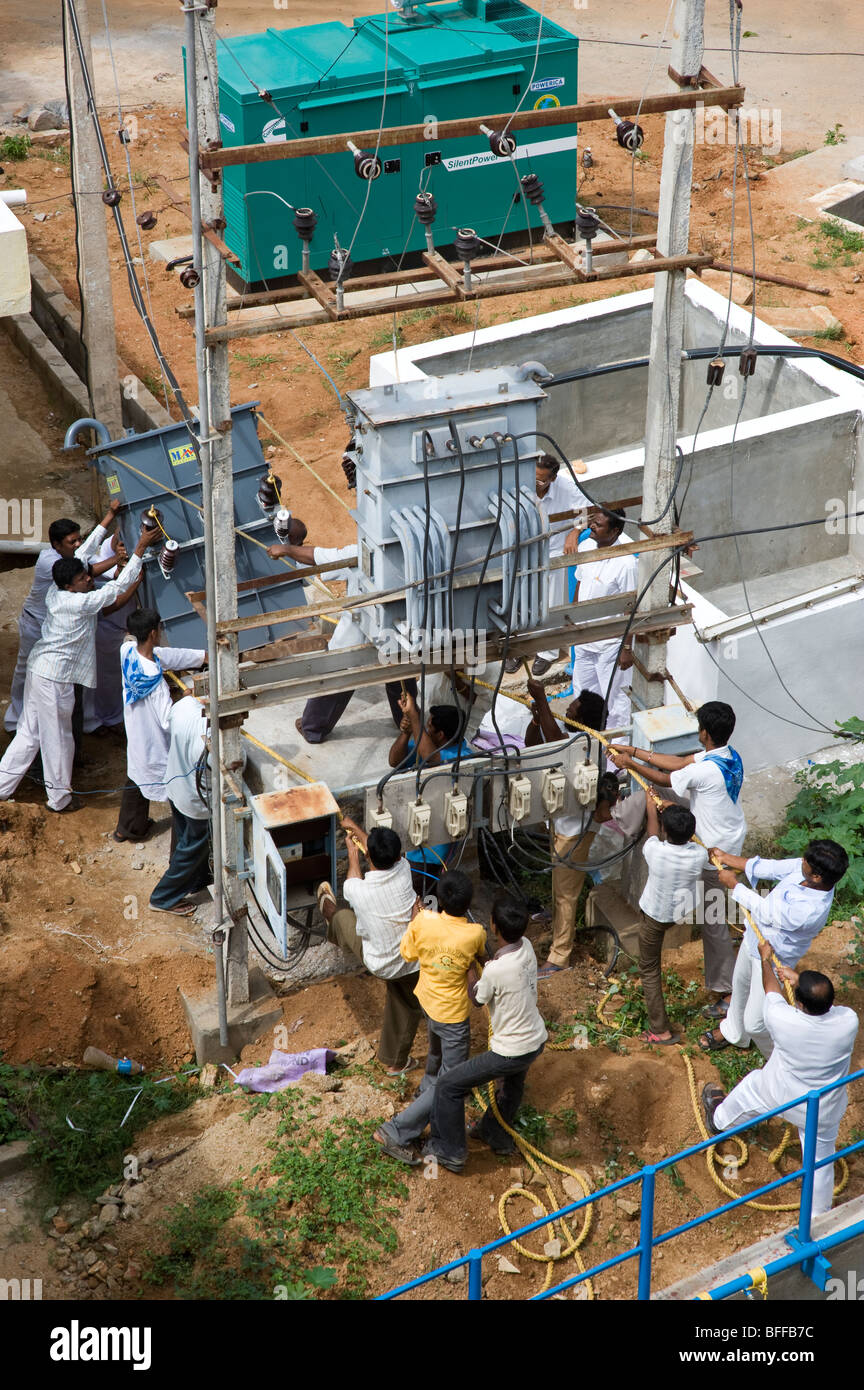 India electric transformer hi-res stock photography and images - Alamy