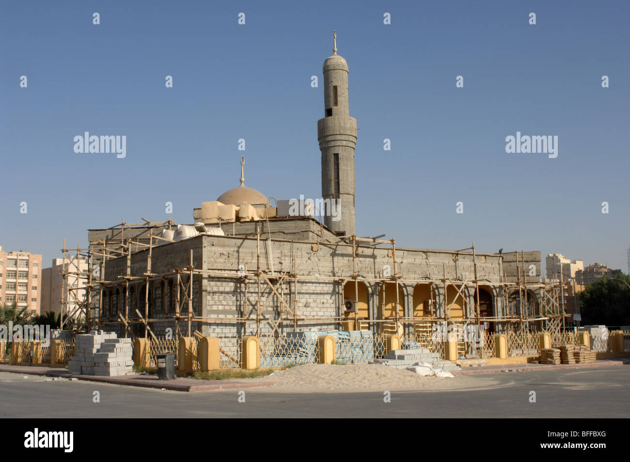 Unfinished Mosque, Mangaf, Kuwait Stock Photo - Alamy