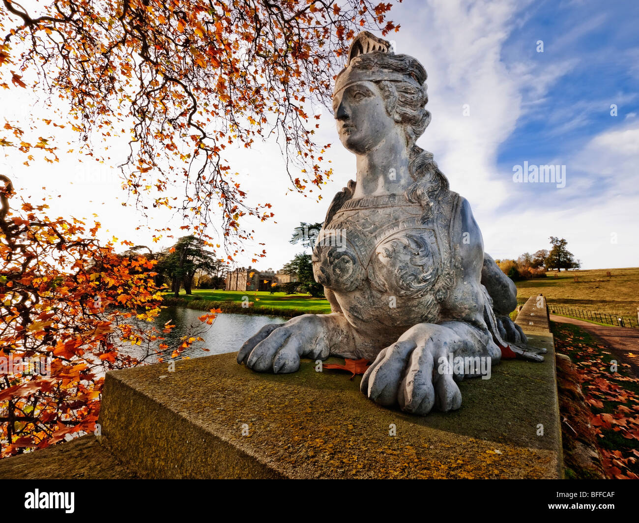 england warwickshire compton verney robert adam bridge Stock Photo - Alamy