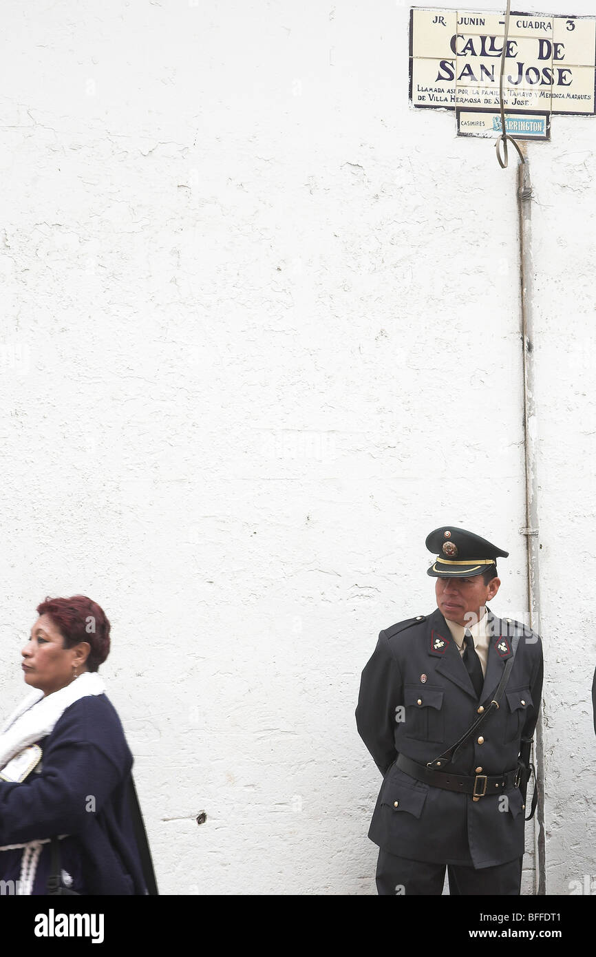 Police woman lima peru hi-res stock photography and images - Alamy
