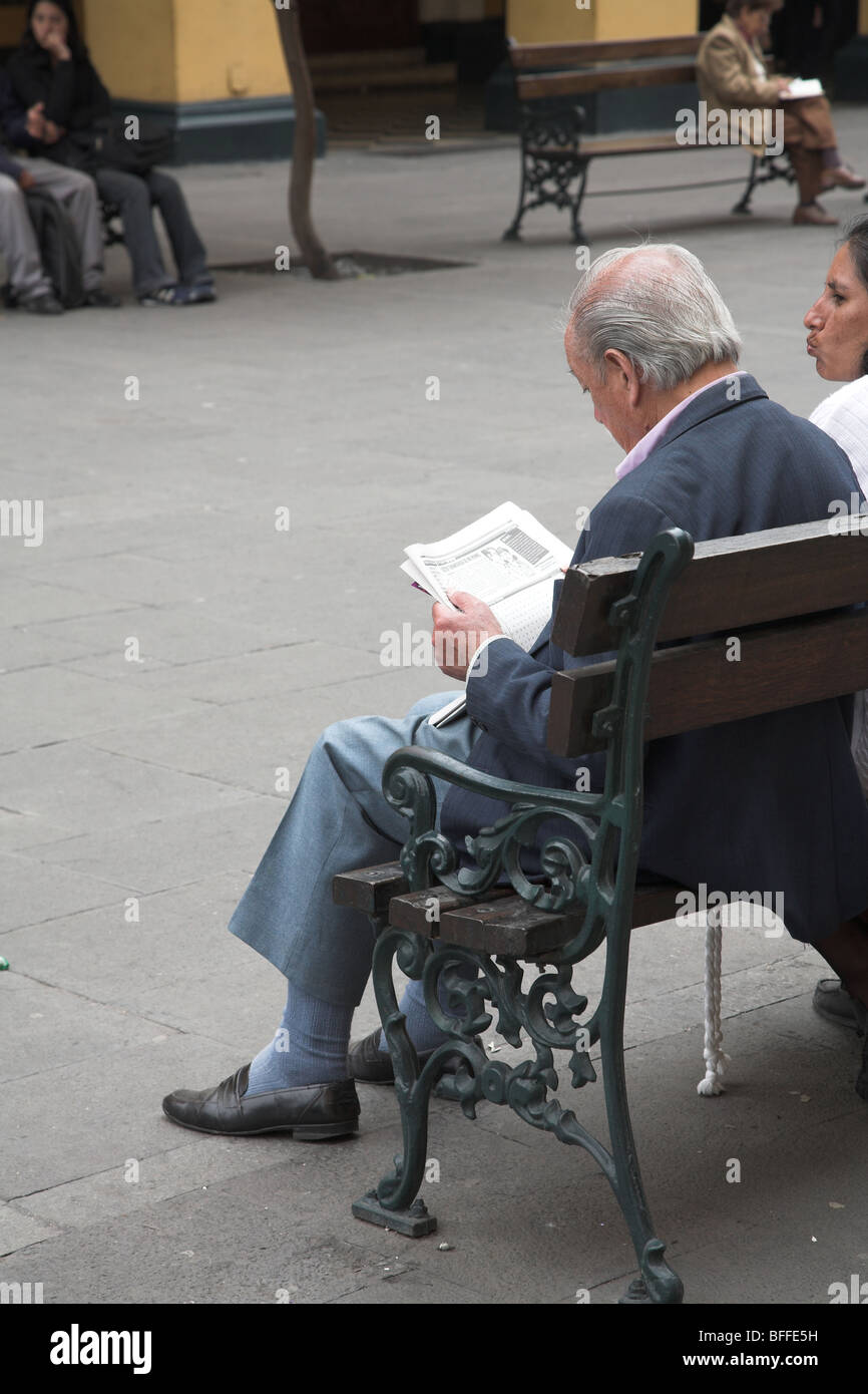 Lima, Peru, portrait of people in the street Stock Photo - Alamy