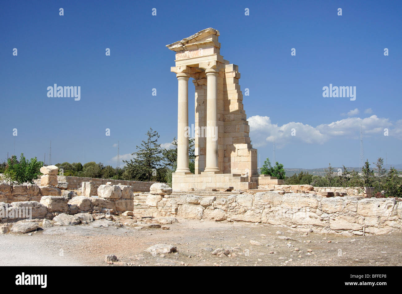 Temple of Apollo, Sanctuary of Apollo Hylates, Kourion, Limassol ...
