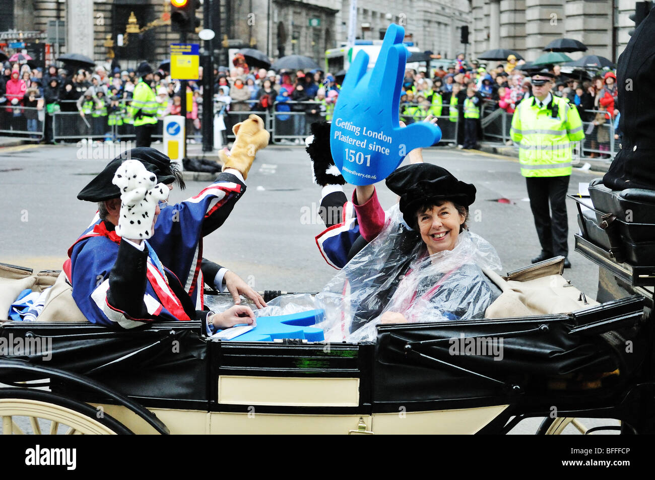The Lord Mayor's Show 2009 parade through the City of London at Bank ...