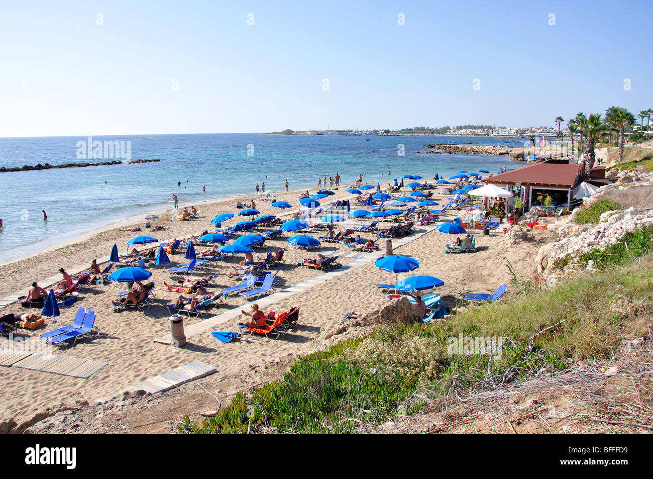 Pafos municipal beach hi-res stock photography and images - Alamy