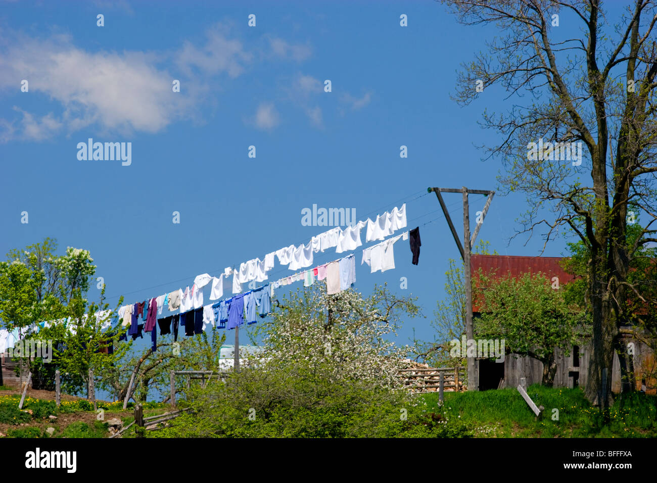 Washline High Resolution Stock Photography and Images - Alamy