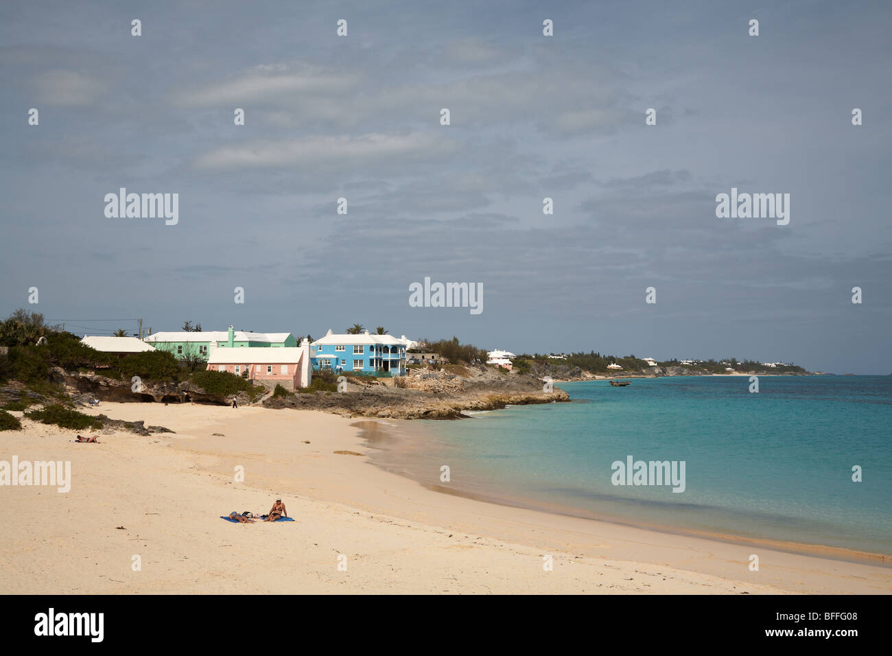 The beach at John Smiths Bay, Bermuda Stock Photo - Alamy