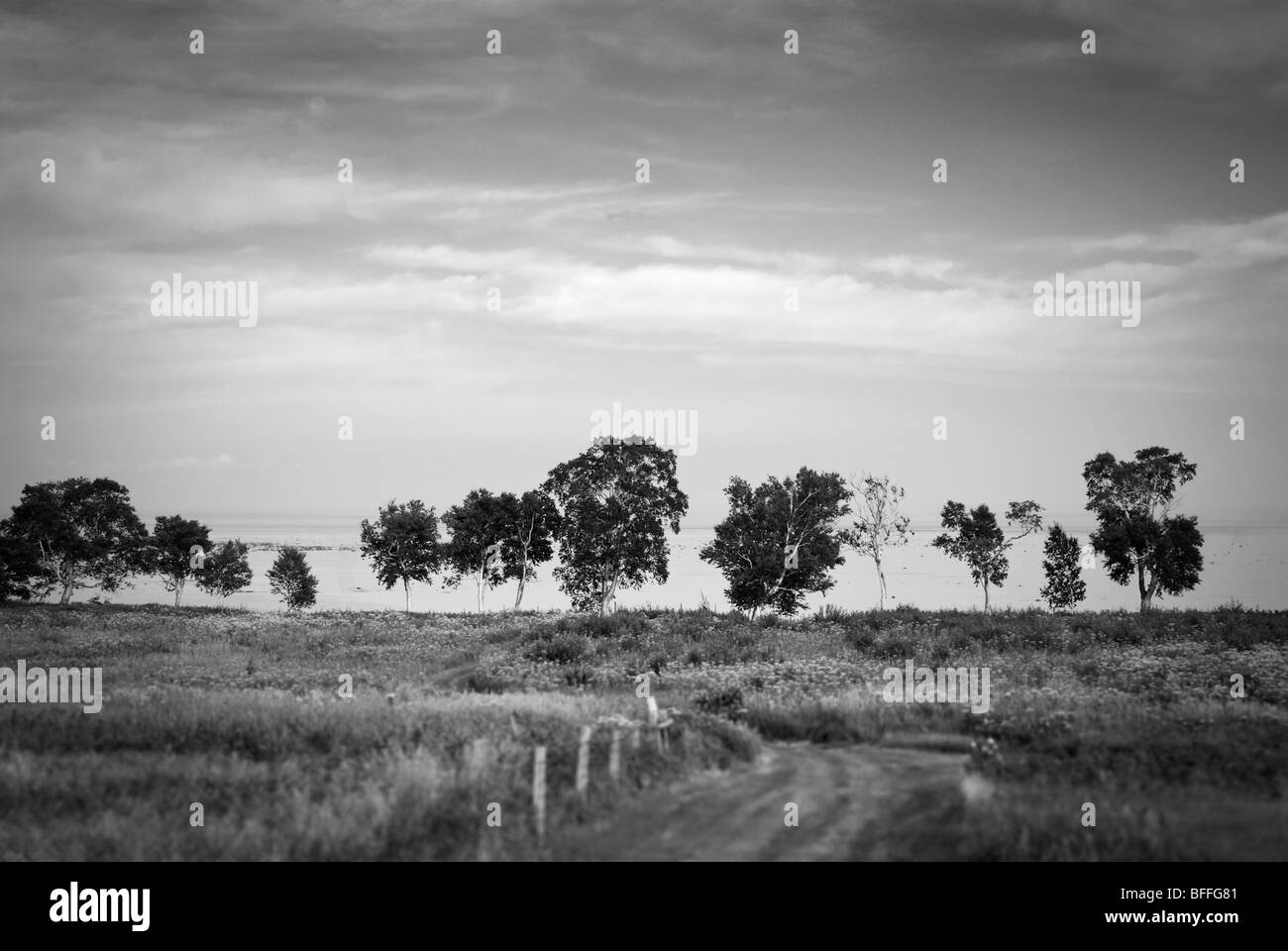 Dramatic landscape small white Black and White Stock Photos & Images ...