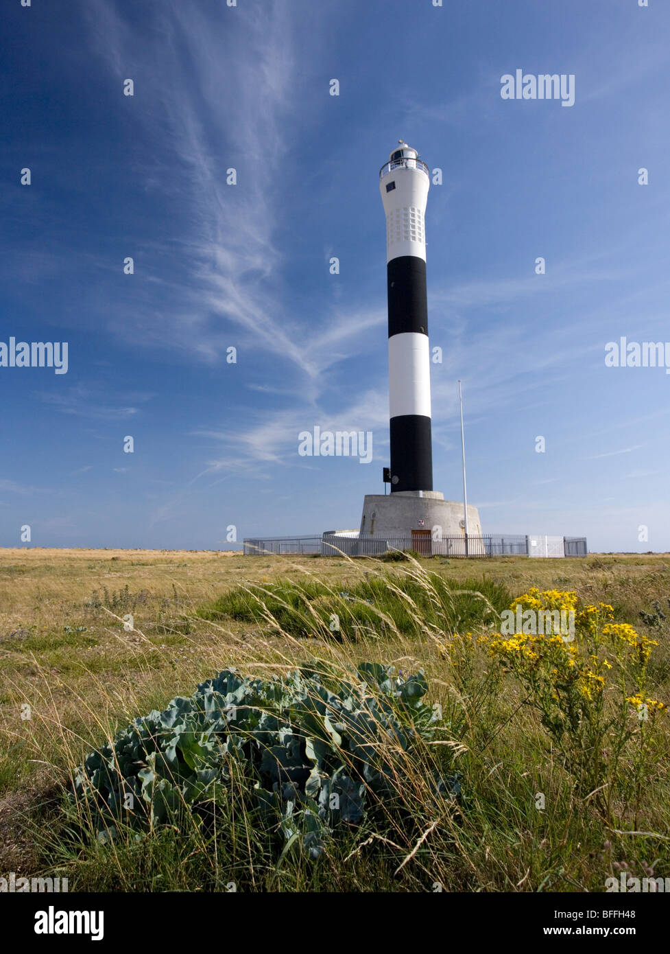 The new Lighthouse at Dungeness, UK Stock Photo - Alamy