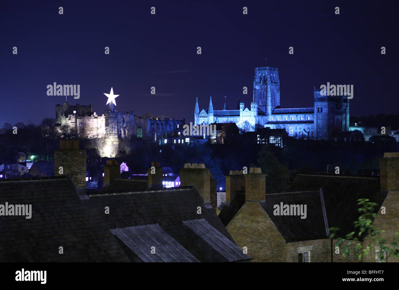 Durham cathedral at night hi-res stock photography and images - Alamy