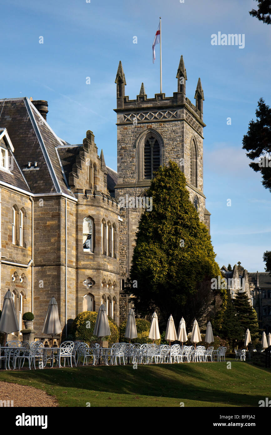 Church in the grounds of the Ashdown Park Hotel Stock Photo - Alamy