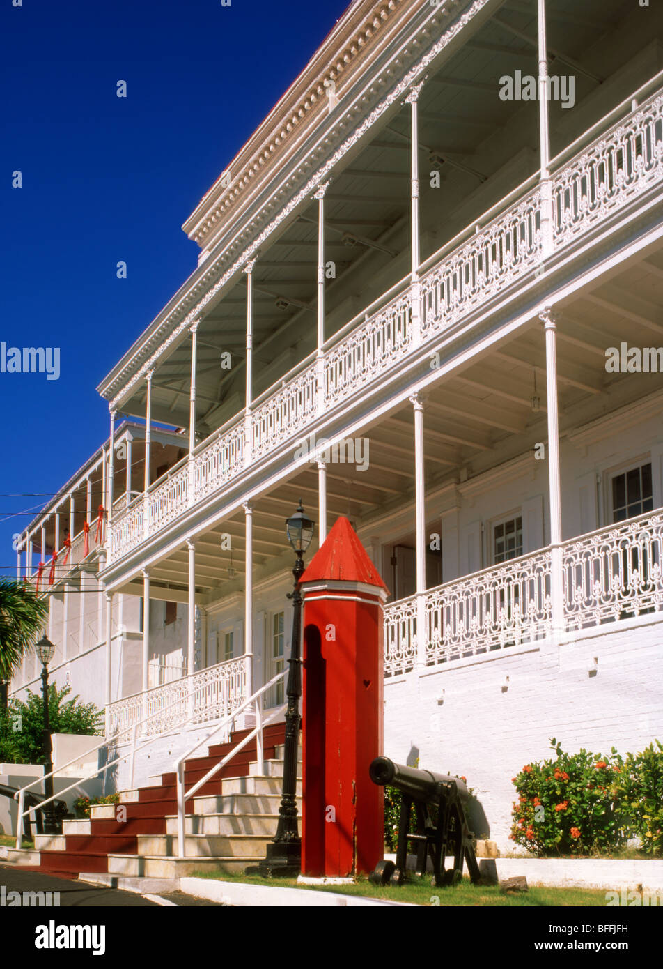 US Virgin islands St.Thomas Charlotte Amalie Government House Stock ...