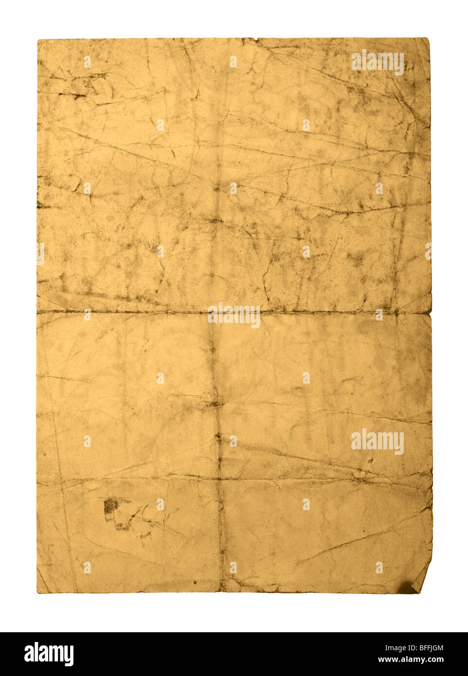 old crushed paper sheet isolated on white Stock Photo - Alamy