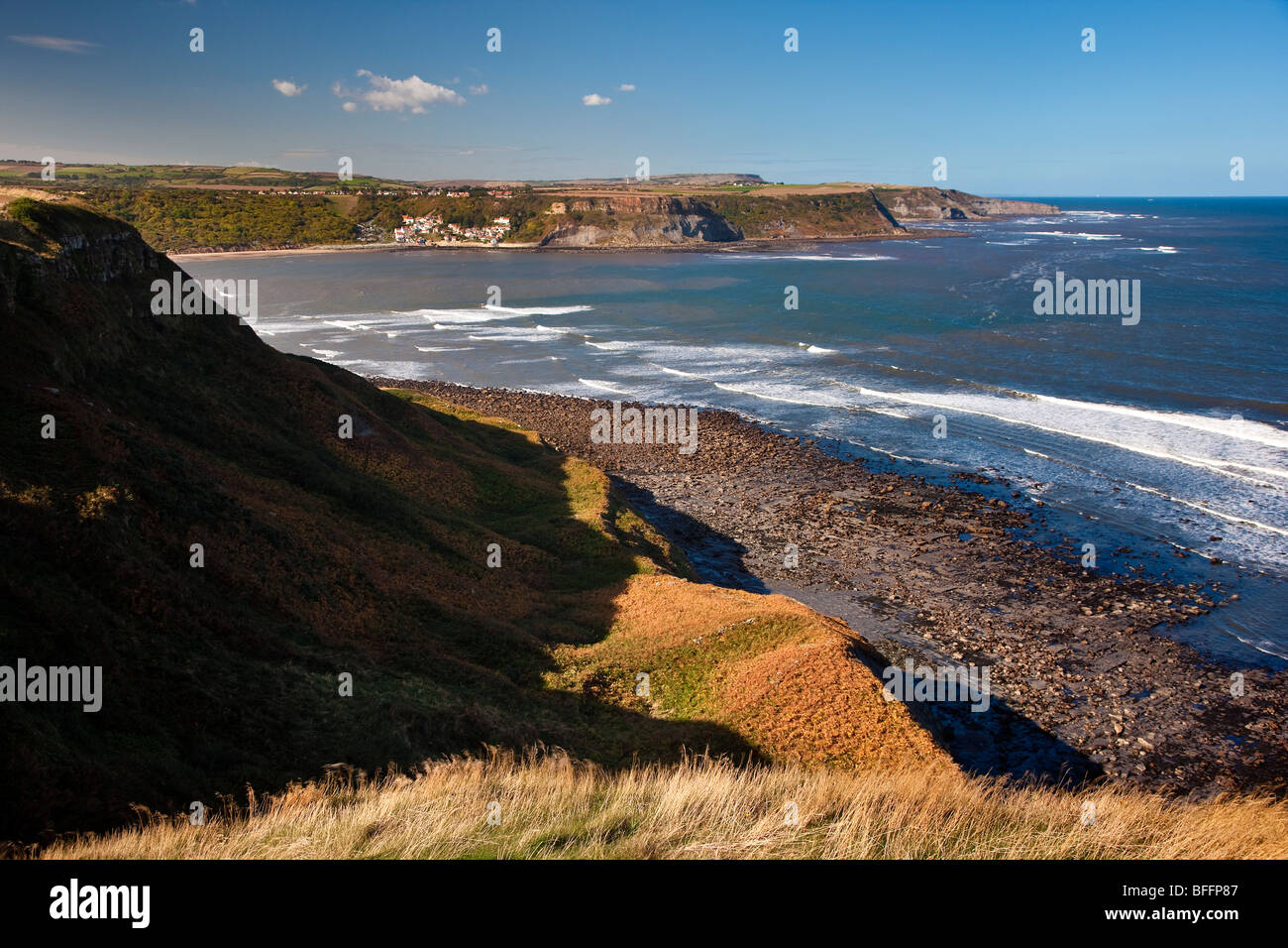 Runswick Bay from Kettleness, North Yorkshire Stock Photo - Alamy