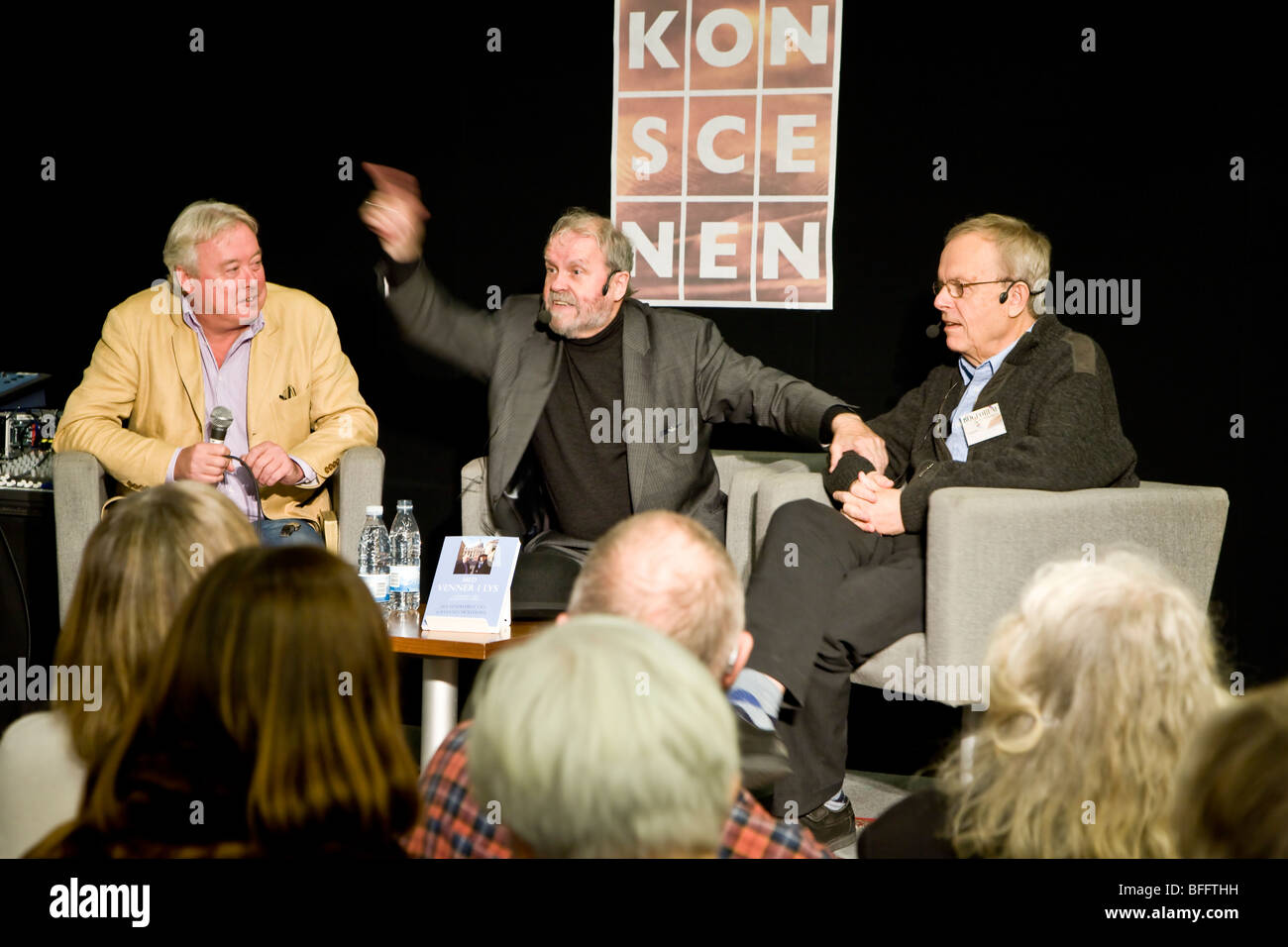 Jan Lindhardt and Johannes Moellehave presenting a new book at the ...