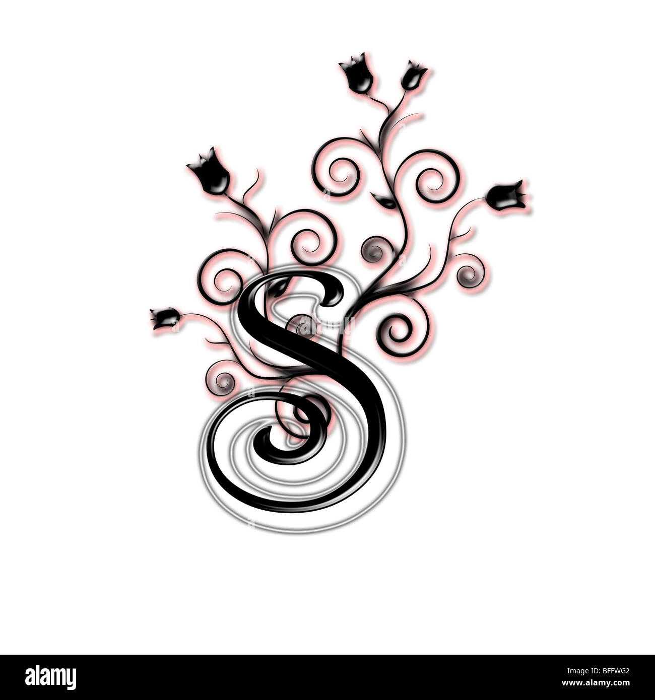 Letter s decoration hi-res stock photography and images - Alamy