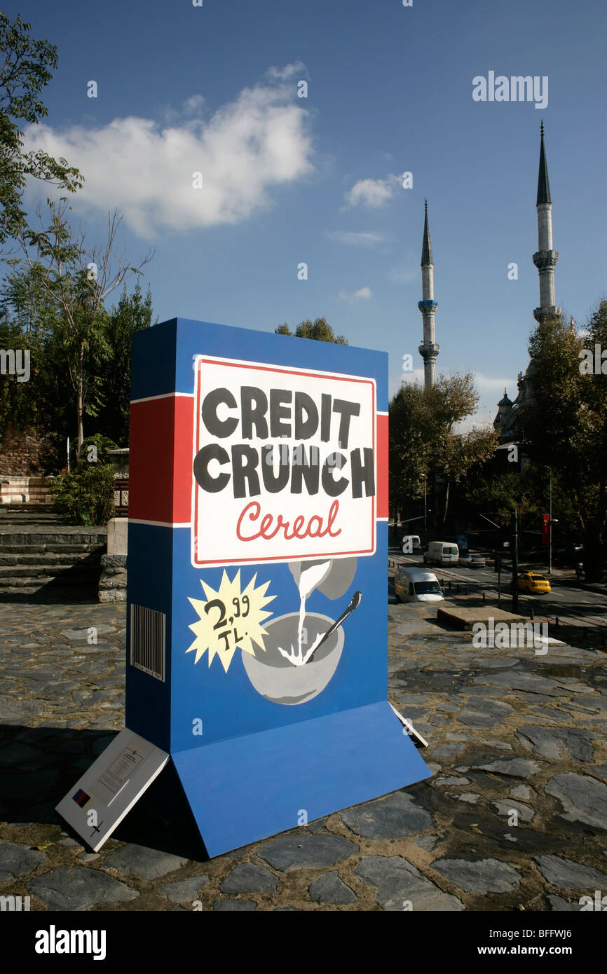 Credit Crunch Cereal exhibit at the City and Art exhibition at the ...