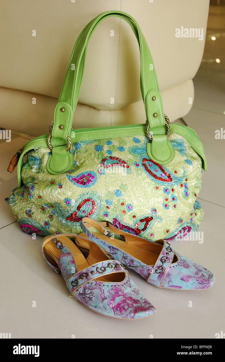 woman's shoes, Handbag Stock Photo - Alamy