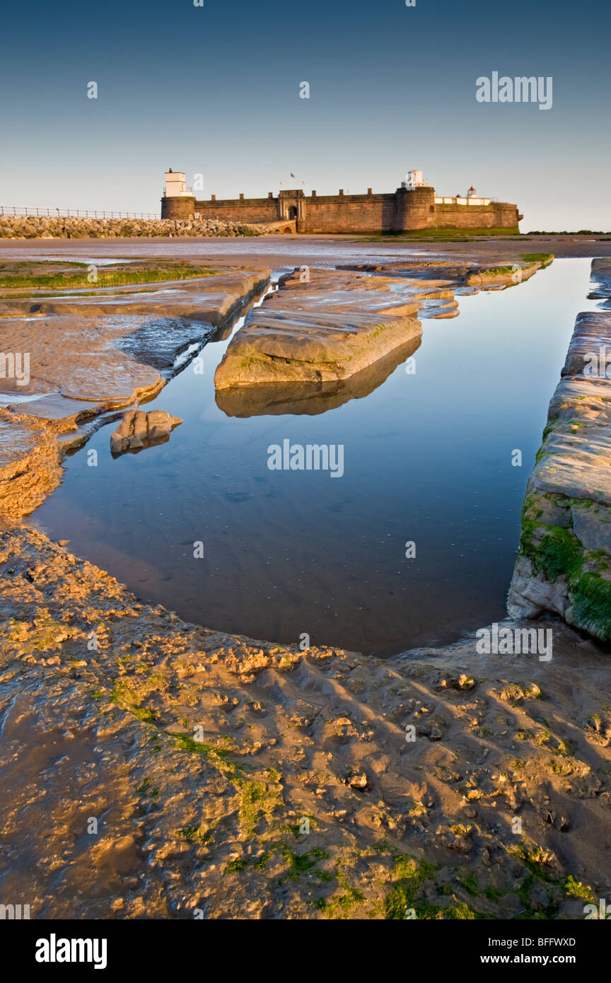 Fort Perch Rock, New Brighton, The Wirral, Merseyside, UK Stock Photo ...