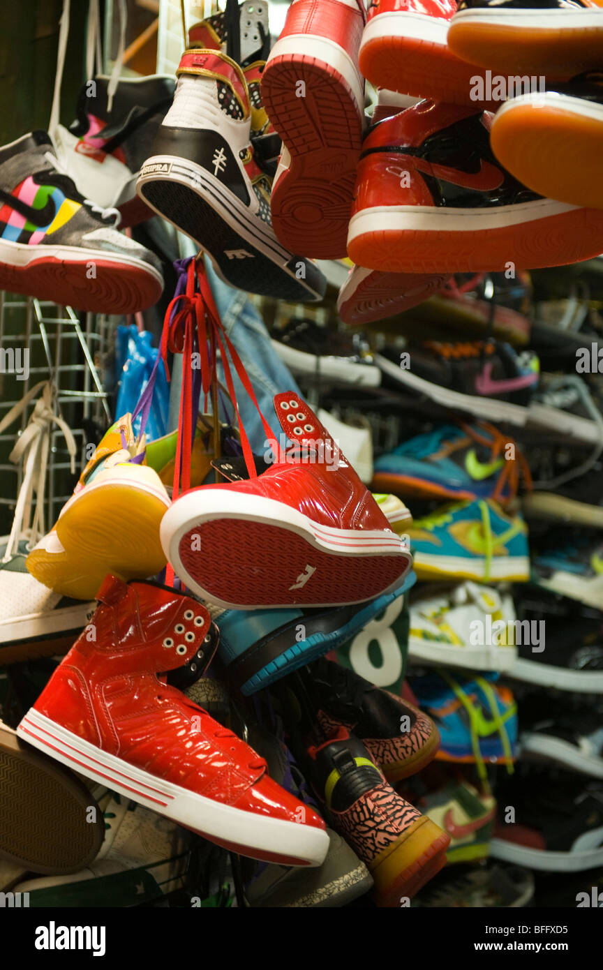 colorful fashion shoes selling at chatuchak weekend market,Bangkok ...