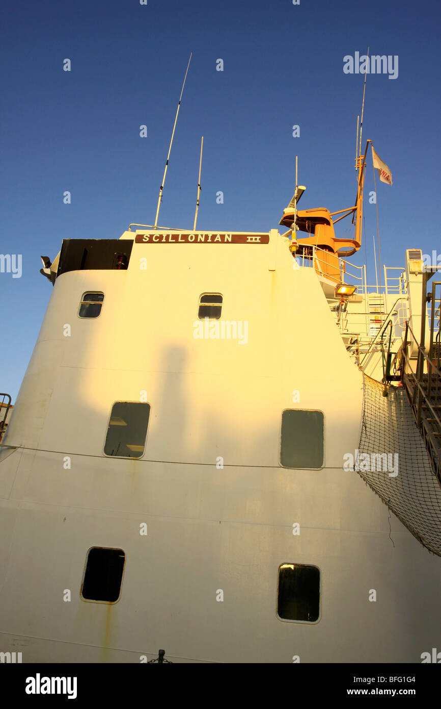 Scillonian 3 ferry in dock Penzance Cornwall UK Stock Photo - Alamy