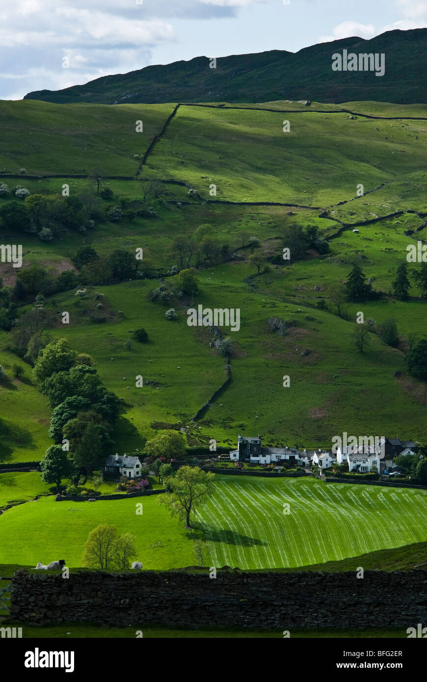 Summer troutbeck village hi-res stock photography and images - Alamy